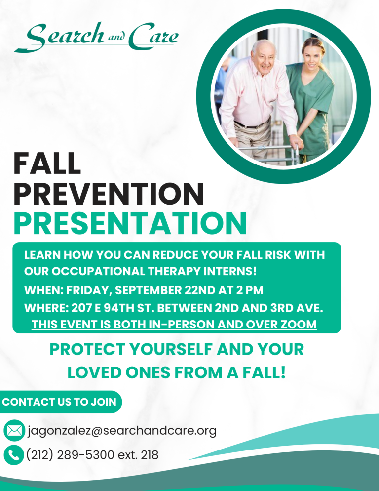 Fall Prevention Presentation – Search and Care